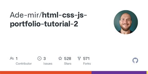 Html Css Js Portfolio Tutorial Index Html At Main Ade Mir Html Css
