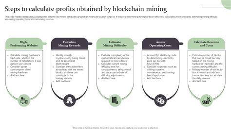 Steps To Calculate Profits Obtained By Blockchain Complete Guide On How