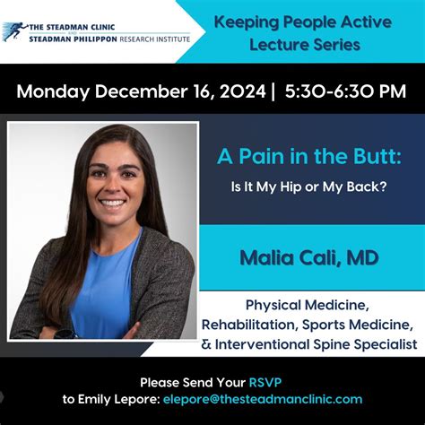 The Steadman Clinic On Linkedin Lectureseries Friscoco Communitylecture