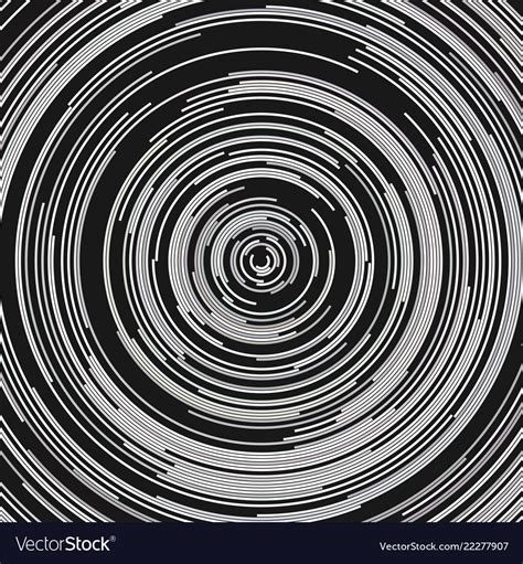 Abstract Circular Background Graphic From Half Vector Image