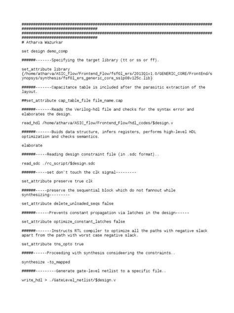 synthesis script pdf art