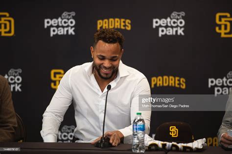 Xander Bogaerts Of The San Diego Padres Addresses The Media At His