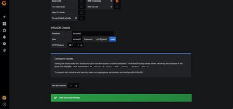 influxdb grafana issues iotawatt user community
