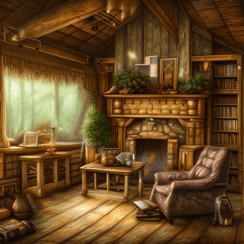 Cozy Cottage Interior