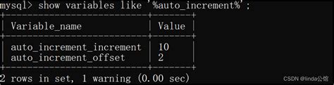 Mysql中autoincrement的初值和增量值设置autoincrement怎么设置 Csdn博客