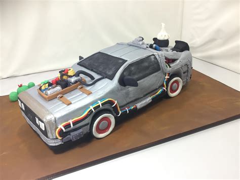 Back To The Future Part Iii Delorean Cake My Mother Made For My