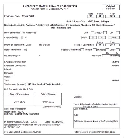 Record Employers Esi Contribution And Esi Payments Payroll