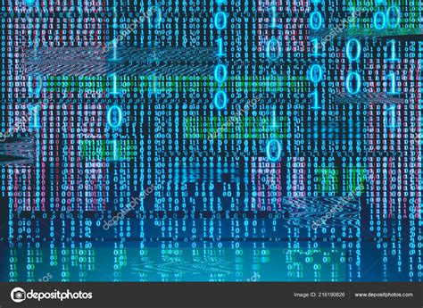 파란색 배경에 빨간색 파란색과 빛나는 인터페이스입니다 안녕하세요 이미지 — 스톡 사진 © Denisismagilov 216190826