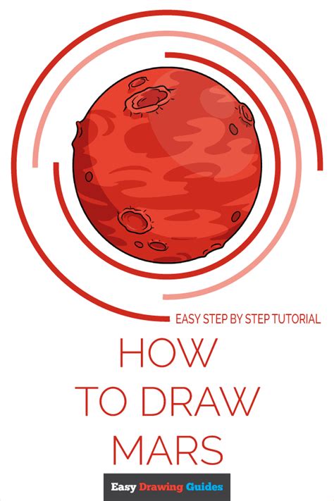 How To Draw Mars Really Easy Drawing Tutorial Drawing Tutorial Easy Easy Drawings Drawing