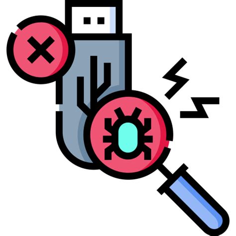 USB Detailed Straight Lineal Color Icon USB Detailed Straight Lineal Color Icon