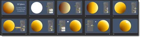 3d Sphere Using Powerpoint Gradients The Powerpoint Blog
