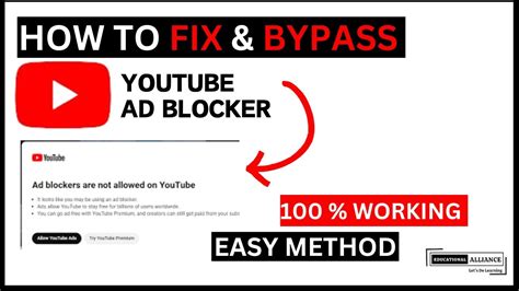 How To Bypass Youtube Ad Block Detection Youtube Ad Block Bypass Youtube