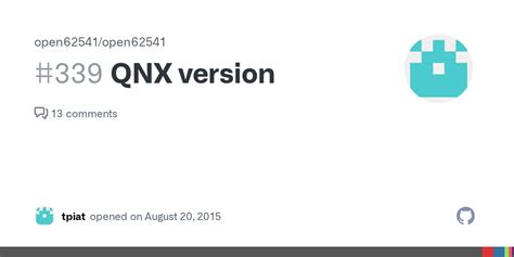 Qnx Version · Issue 339 · Open62541open62541 · Github