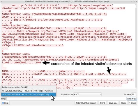 Redline Stealer Answers To Unit Wireshark Quiz