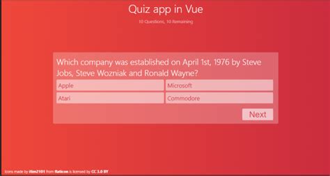 Quiz Apps Using Javascript
