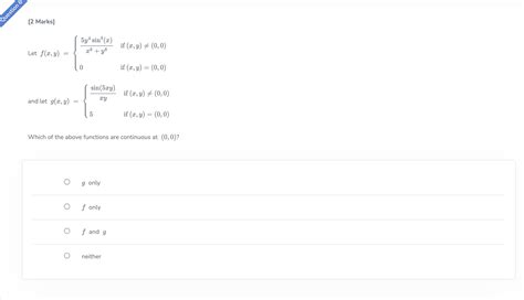 Solved 2 ﻿marks Let