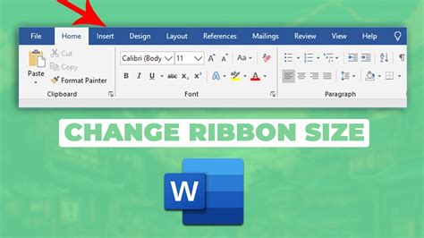 How To Adjust Ribbon Size In Word At Milla Levi Blog