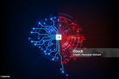 추상 기술 칩 프로세서 배경 회로 기판 및 Html 코드 3d 일러스트 블루 기술 배경 벡터 Cpu에 대한 스톡 벡터 아트 및