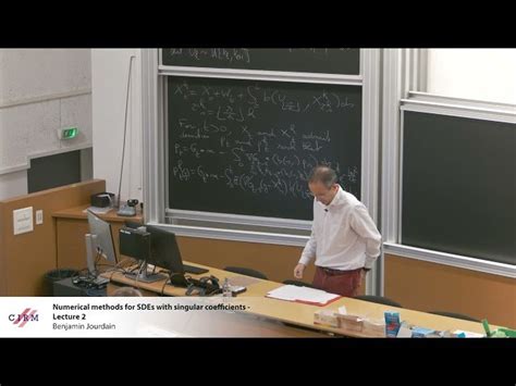 Free Video Numerical Methods For Sdes With Singular Coefficients Lecture 2 From Centre