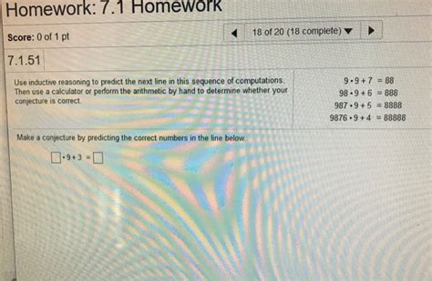 Solved Homework 71 Homework Score 0 Of 1 Pt 18 Of 20 18
