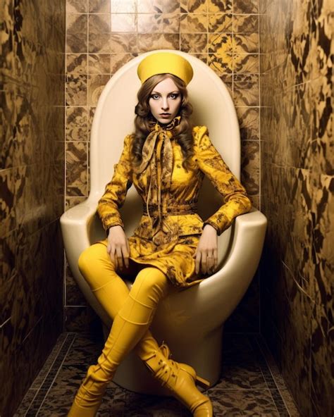 Premium Photo Girl Model Image Yellow Girl Yellow Dress