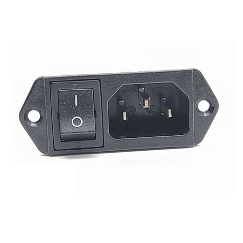 Power Entry Module En C Switch A Inlet Power Socket With Rocker Switch AC Power
