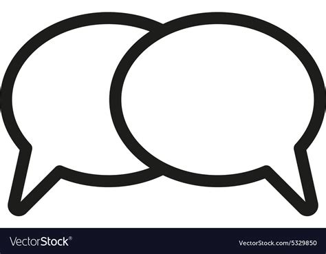 Talk Bubble Icon Speech Bubble Icon New Trendy Style Speech Bubble