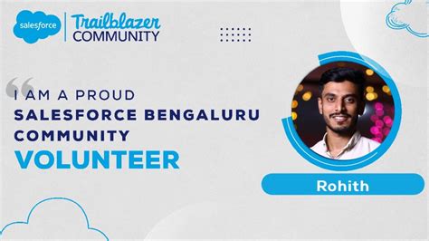 Rohith V On Linkedin Salesforcebengaluruvolunteer