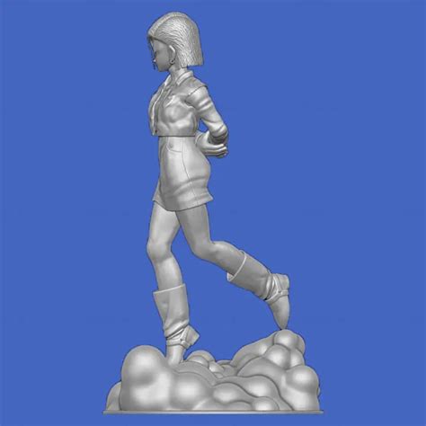 Android 18 Statue 3d Print Model Stl Files