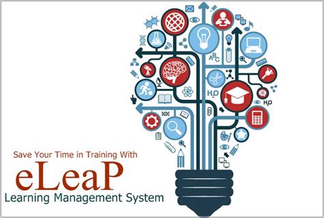 A Light Bulb With The Words Save Your Time In Training With Leap Learning Management System