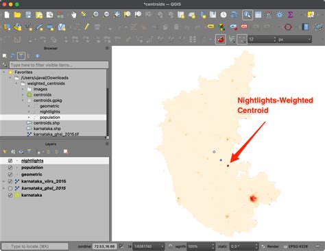 Calculating Weighted Centroids Spatial Thoughts