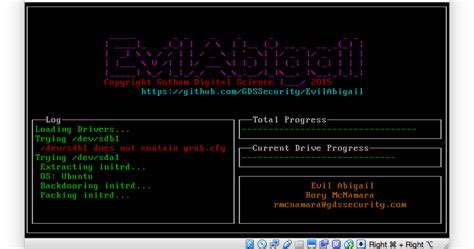 Evilabigail Automated Linux Evil Maid Attack Kitploit Pentest