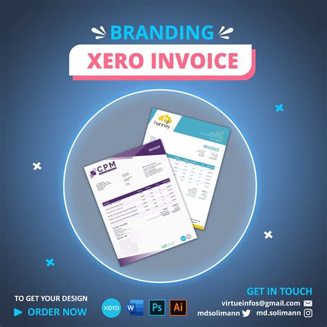 Xero Custom Docx Template Rxeroinvoicetemplate