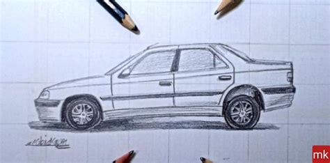 عکس ماشین ۴۰۵ شوتی برای نقاشی