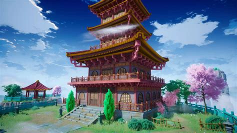 Cartoon Stylized Oriental Fantasy Environment Unityhubpro бесплатные ассеты для Unity и