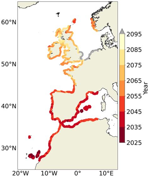 Nhess Dynamic Projections Of Extreme Sea Levels For Western Europe
