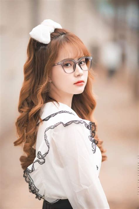 Top 99 Ảnh Gái Xinh Tóc Dài Đeo Kính Cute Dễ Thương Nhất