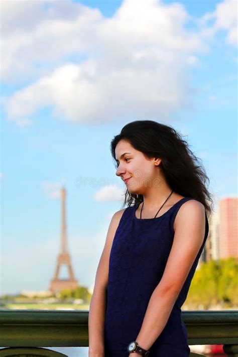 Beautiful Girl In Paris Stock Image Image Of City College 45888561