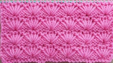 Красивый тёплый узор спицами для кардигана свитера туники Youtube