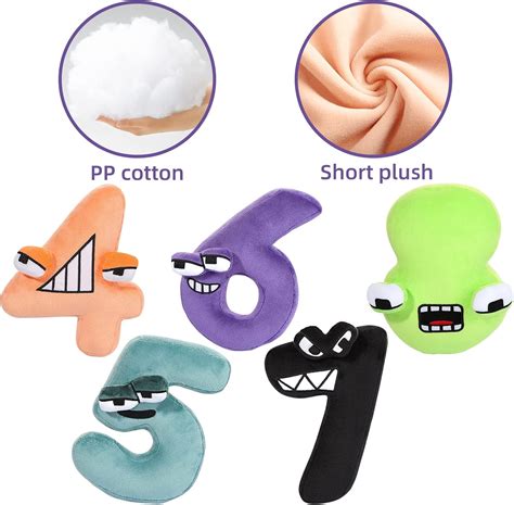 Buy Number Lore Plush Toy Soft Pillow Decoration Preschool Toys