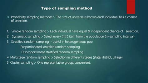 Sampling Advantages Limitations Pptx
