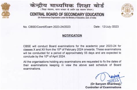 Cbse Board Exams 2024 Cbse Releases Class 10 And 12 Practical Exam Dates For 2024