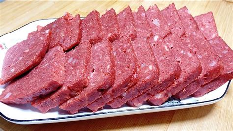 自製美味午餐肉，做法配方告訴你，肉質緊實，又香又嫩太香了 食谱 家常菜 猪肉 午餐肉 美食教程 下酒菜 Like 美食小汐