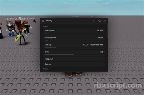 universal infinity jumps gravity and more scripts rbxscript