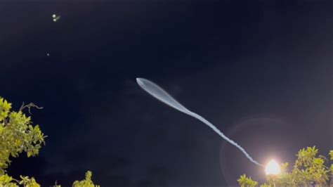 Spacex Falcon 9 Rocket Launch In Southern California