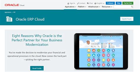 Oracle ERP Cloud Reviews Pricing Software Features Financesonline Com