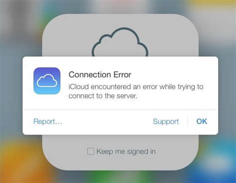Support How To Fix Icloud Connection Error 2022