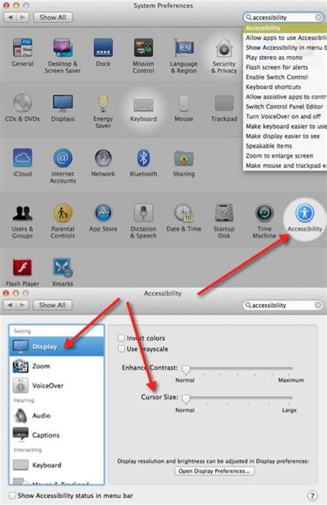 How To Make Your Mouse Pointer Bigger In OS X Mavericks Mouse