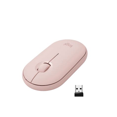 Mouse Bluetoothwireless Logitech Pebble M350 Roz