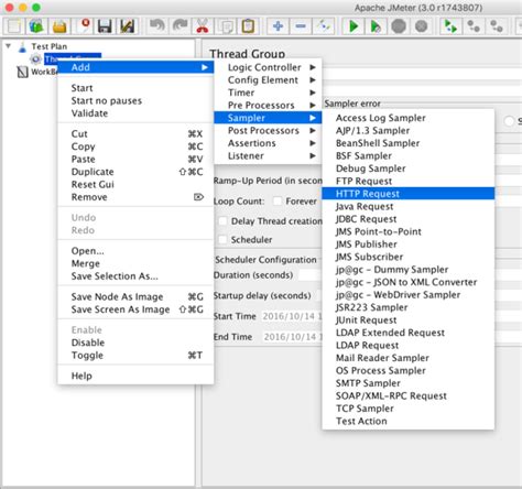 building a basic web test plan jmeter jmeter vn